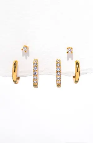 GIRLS CREW Set Of Three Earrings