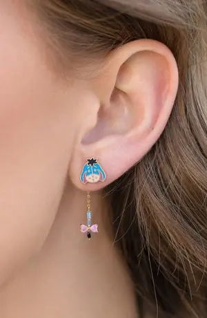 GIRLS CREW Disney Eeyore Dangle Earrings - Gold