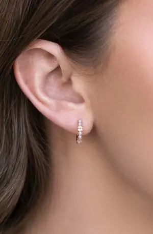 GIRLS CREW Orchid Hoop Earrings