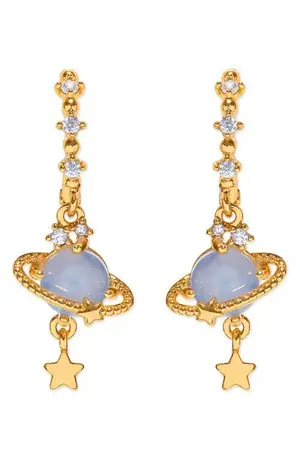 GIRLS CREW Jupiter Dangle Earrings - Gold