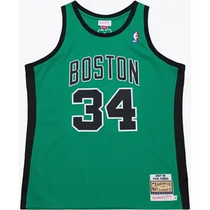 Mitchell & Ness Paul Pierce Boston Celtics 2007-08 Hardwood Classics Authentic Jersey - Kelly Green