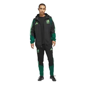 Adidas Mexico National Team Fifa World Cup 2026 Tiro All-weather Full-zip Jacket - Black