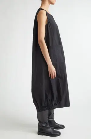 MELITTA BAUMEISTER Sleeveless Cotton-nylon O-line Midi Dress