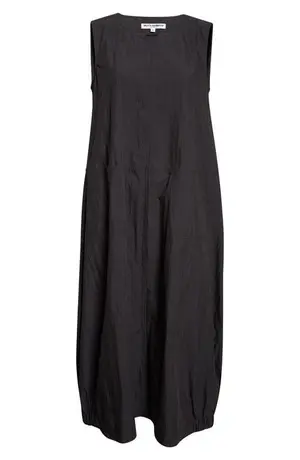 MELITTA BAUMEISTER Sleeveless Cotton-nylon O-line Midi Dress
