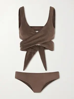 Lisa Marie Fernandez Marie-louise Terry Bikini - Brown