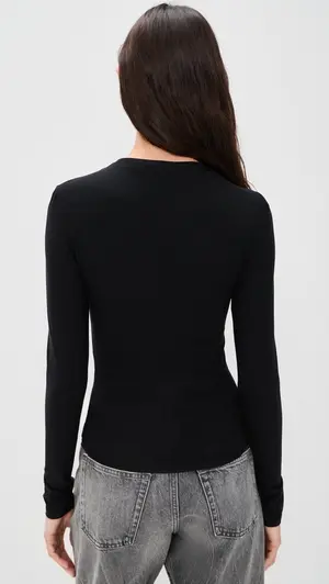 THE LINE BY K Demi Keyhole Top
