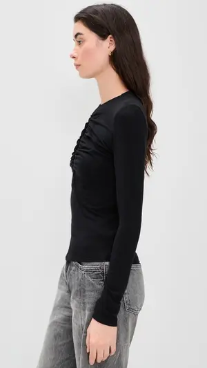 THE LINE BY K Demi Keyhole Top