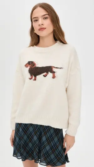 BAILEY ROSE Graphic Knit Sweater