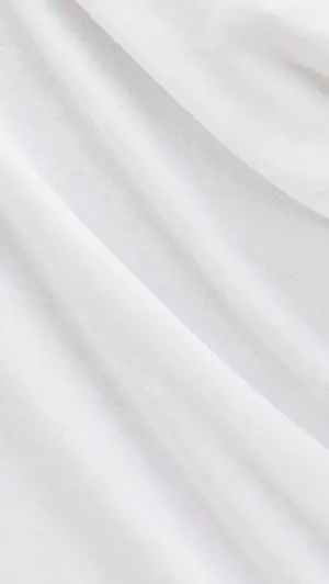 AGOLDE Beth Tee - White