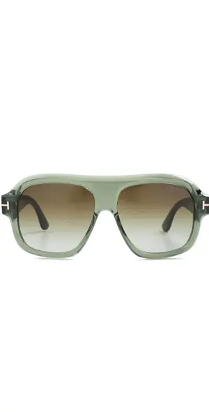 TOM FORD Rhonda-02 Sunglasses - Shiny Transparent Sage