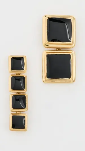 HEAVEN MAYHEM Archer Drop Earrings - Gold