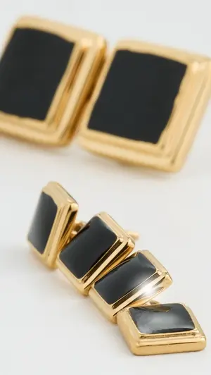 HEAVEN MAYHEM Archer Drop Earrings - Gold