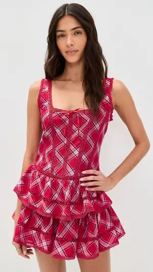 LoveShackFancy Torres Mini Dress