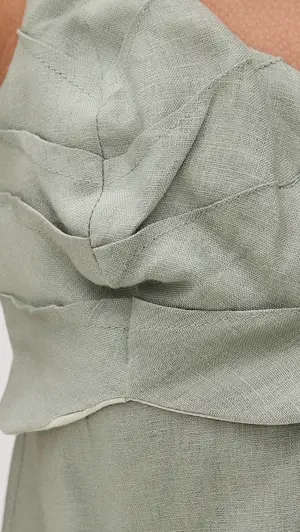 ANCORA Azara Linen Midi Dress