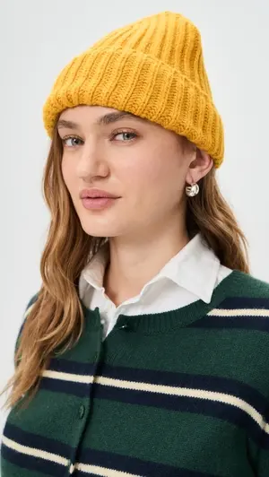IVY ELLIS Cousteau Beanie - Old Gold