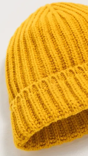 IVY ELLIS Cousteau Beanie - Old Gold