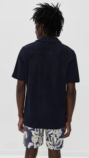 Orlebar Brown Howell Shirt - Night Iris