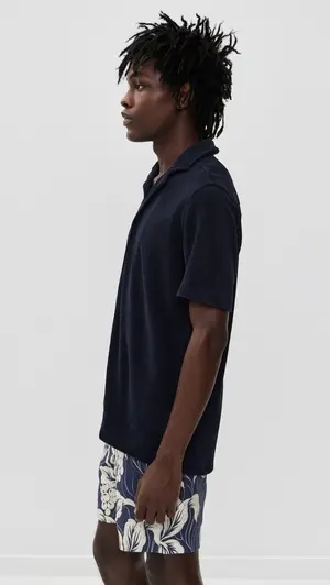 Orlebar Brown Howell Shirt - Night Iris