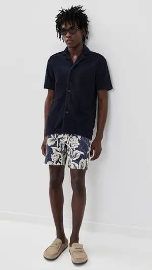 Orlebar Brown Howell Shirt - Night Iris