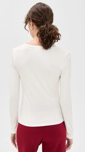 Z Supply Second Skin Crew Tee - Cloud