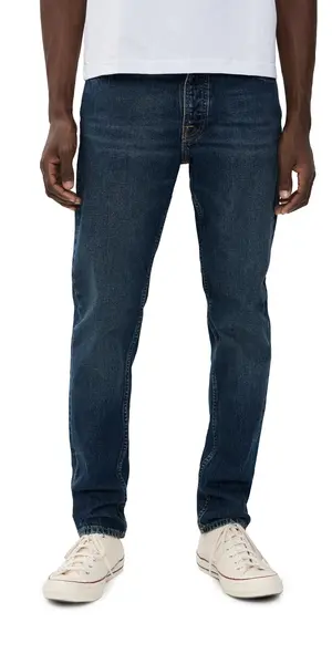 Nudie Jeans Steady Eddie Ii Tapered Jeans - Blue Soil