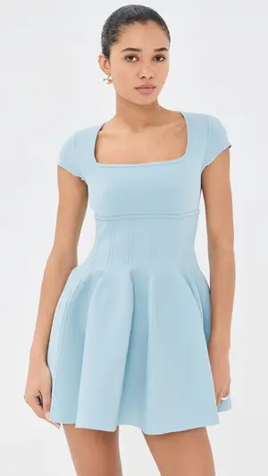 Simkhai Gallagher Mini Dress - Sky