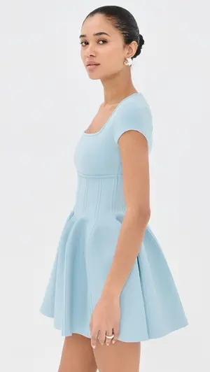 Simkhai Gallagher Mini Dress - Sky