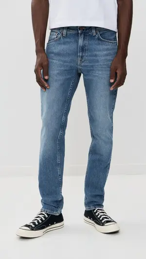 Nudie Jeans Gritty Jackson Straight Leg Jeans - Day Dreamer