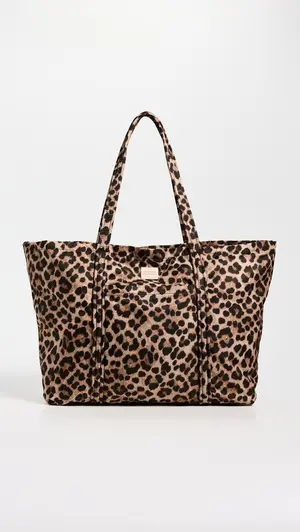 LOEFFLER RANDALL Dina Travel Tote Bag - Brushed Leopard