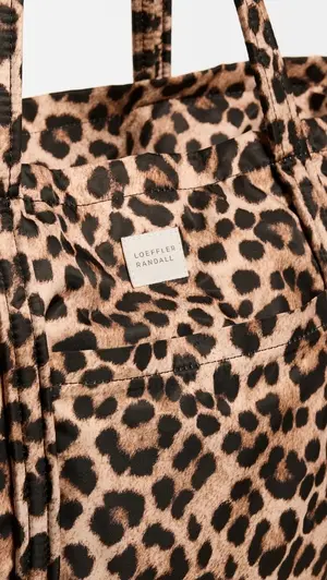LOEFFLER RANDALL Dina Travel Tote Bag - Brushed Leopard