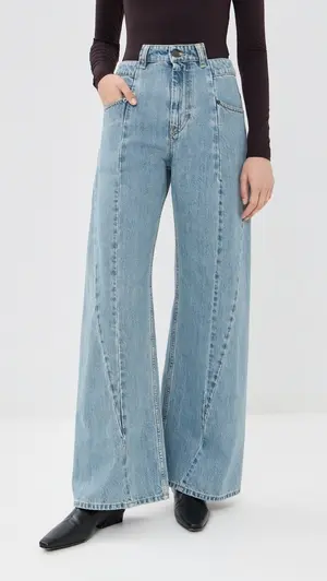 MAISON MARGIELA 5 Pocket Paneled Denim Pants