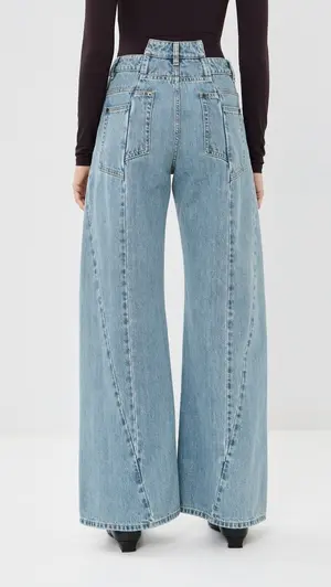 MAISON MARGIELA 5 Pocket Paneled Denim Pants