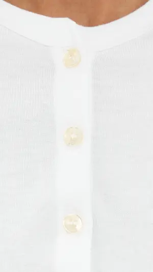 LESET Nando Cardigan - White