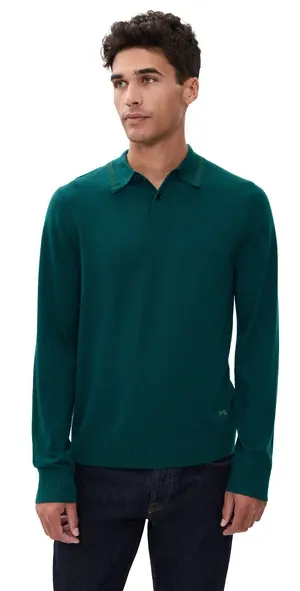 Paul Smith Long Sleeve Polo Sweater