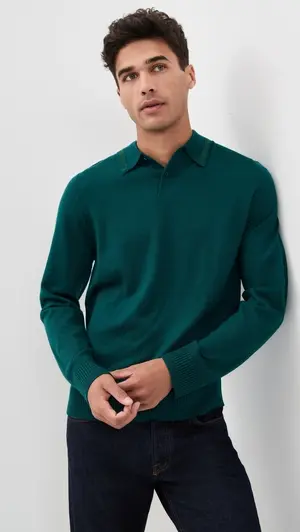Paul Smith Long Sleeve Polo Sweater