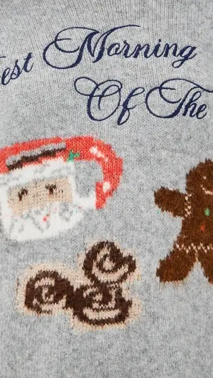 BAILEY ROSE Holiday Graphic Crewneck Sweater
