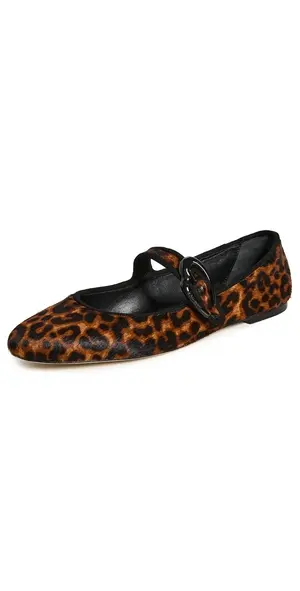 Larroude Verona Leopard Ballet Flats