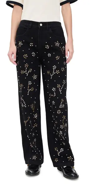 Sea Etta Denim Studded Jeans