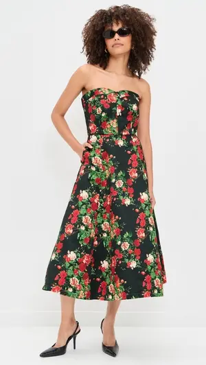 DAMARIS BAILEY Blanca Floral-print Midi Dress