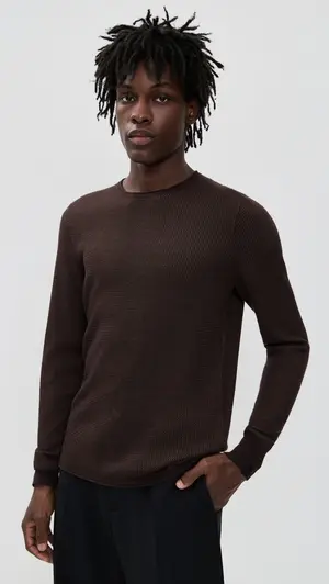 Rag & Bone Gregory Merino Long Sleeve Crew