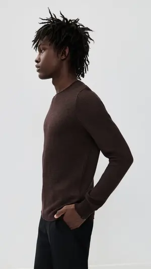 Rag & Bone Gregory Merino Long Sleeve Crew