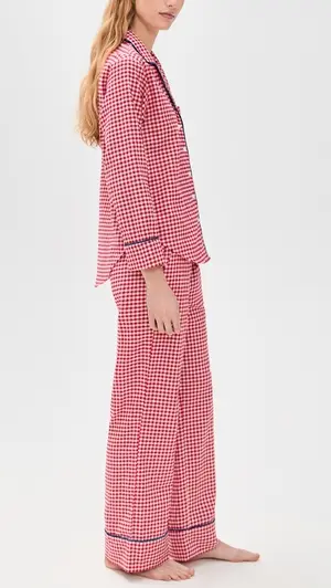 MAREA Flannel Gingham Pj Set