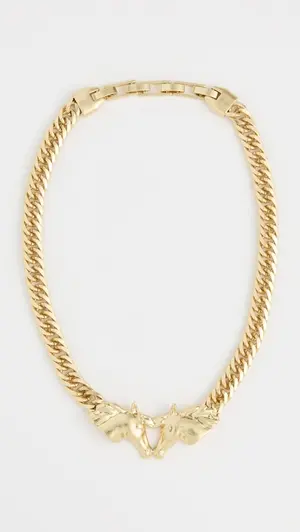 Clare V. Le Cheval Necklace
