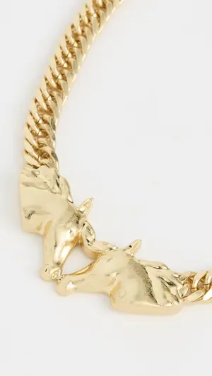 Clare V. Le Cheval Necklace
