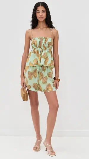 Ulla Johnson Tallulah Coverup Top - Water Blossoms