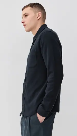 Vince Solid Knit Shirt
