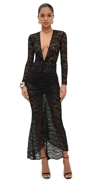 Ronny Kobo Nelli Lace Midi Dress