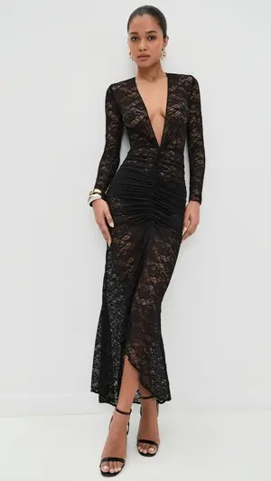 Ronny Kobo Nelli Lace Midi Dress