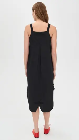 LEE MATHEWS Poplin Cami Midi Dress