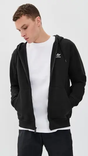 Adidas Trefoil Essentials Full Zip Hoodie